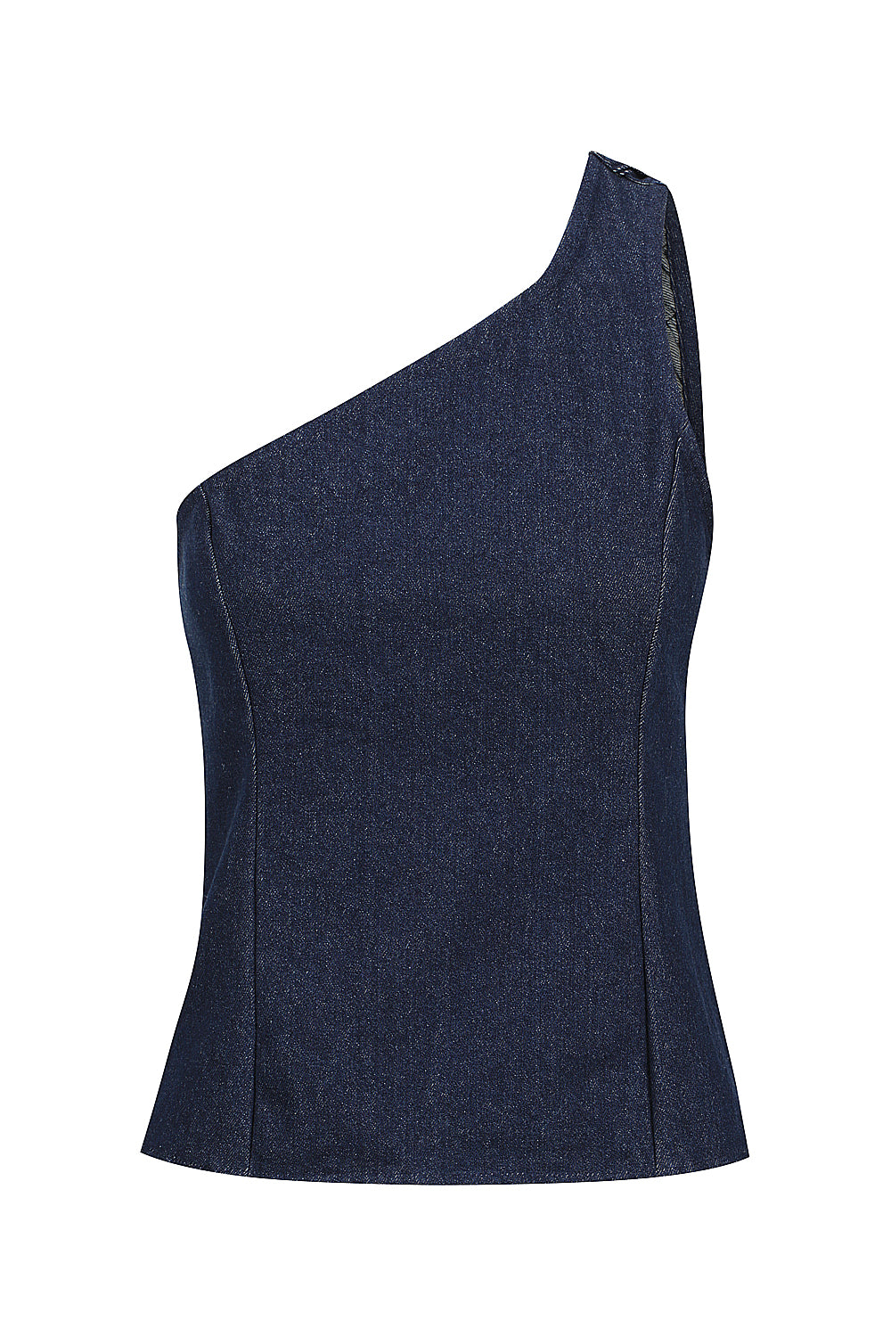 Denim One Shoulder Top – katharinalouu